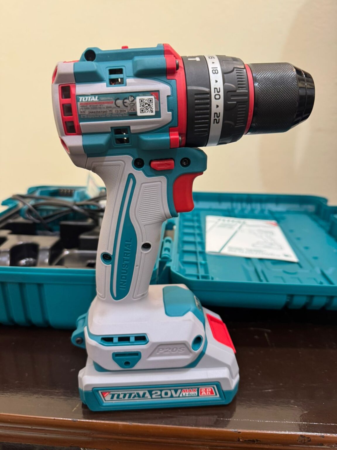 Total 20V Brushless Cordless Impact Drill – High-Power Compact Tool ...