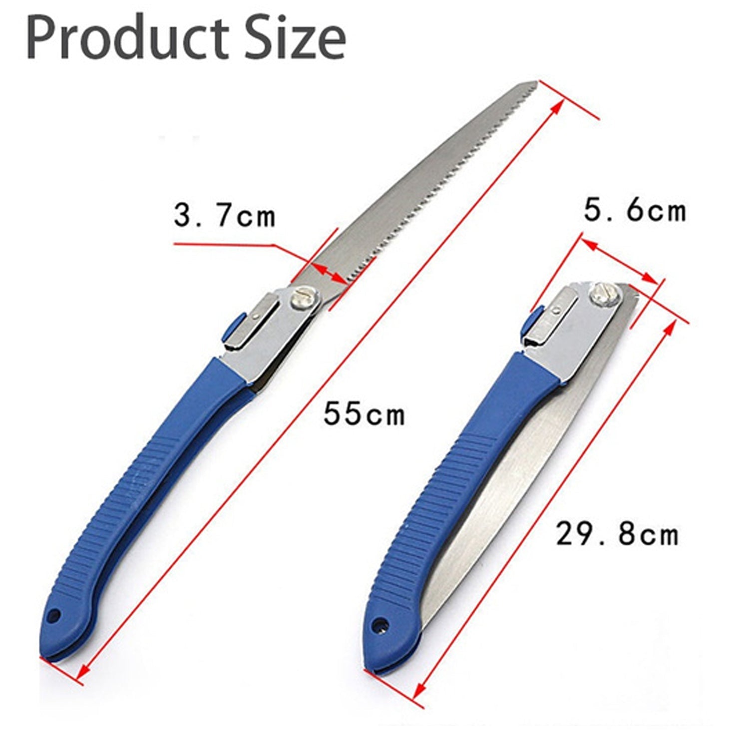 Portable Manual Pruning Hacksaw – Foldable Hand Saw for Garden, Wood ...